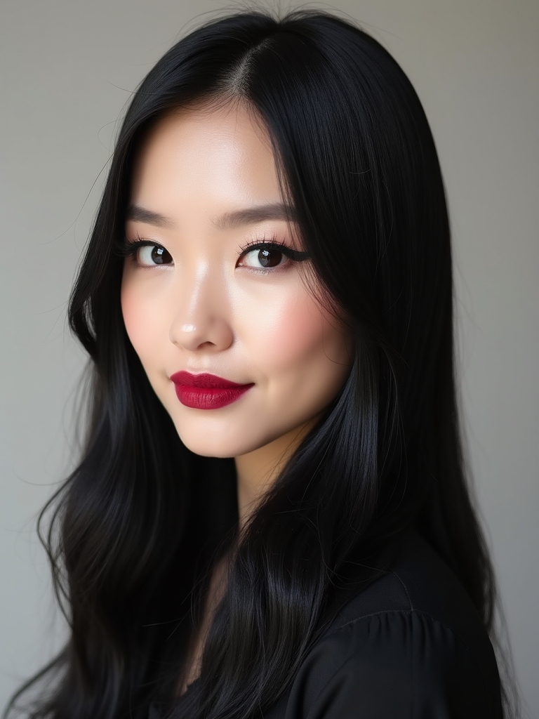 25 Jet Black Hair Looks Staying Classic And Striking