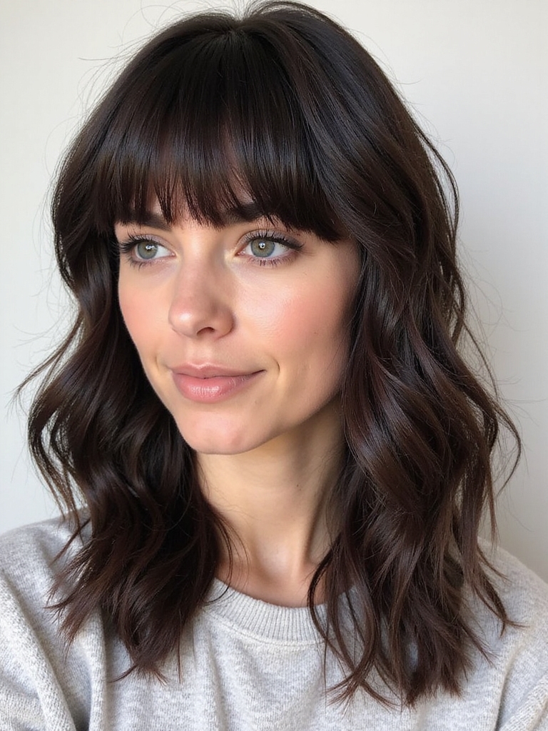 Layered Hair With Bangs Styles That Upgrade Your Look