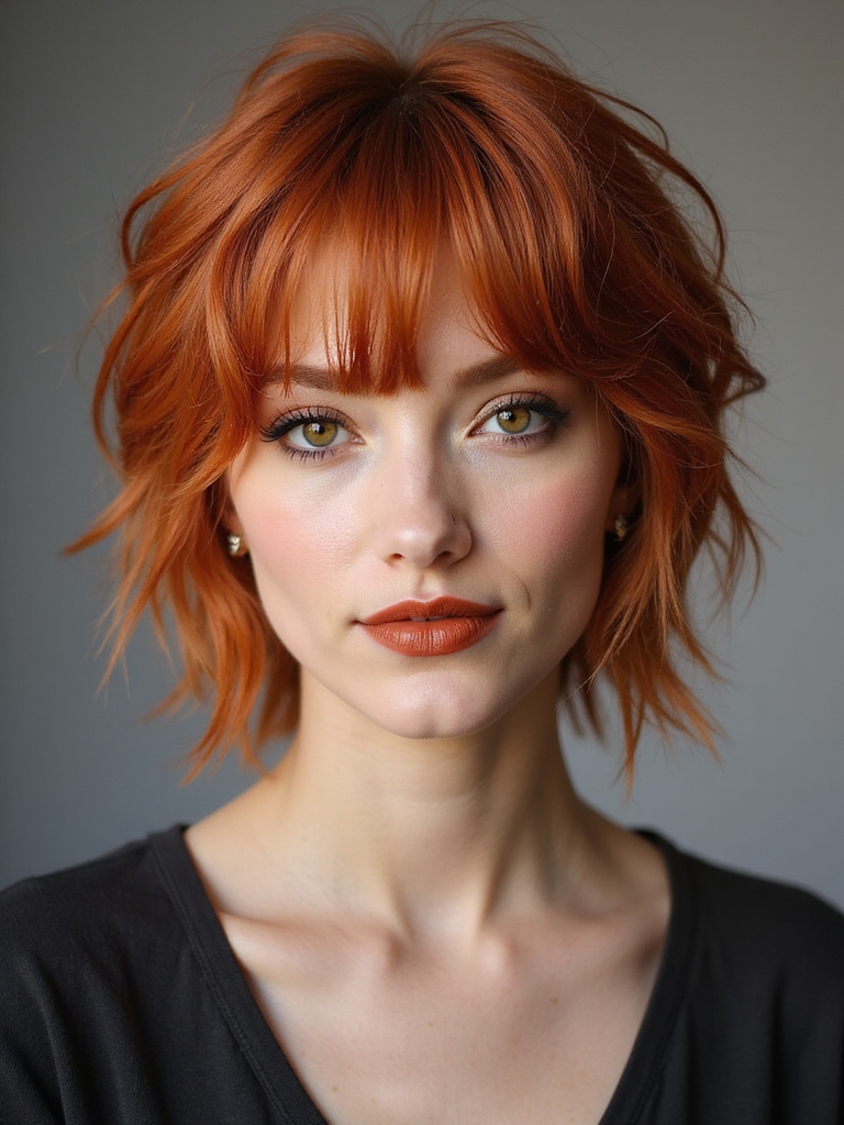 20 Ginger Wolf Cuts That Will Have You Turning Heads