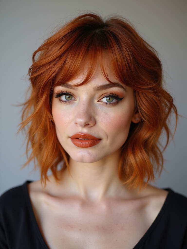 20 Ginger Wolf Cuts That Will Have You Turning Heads