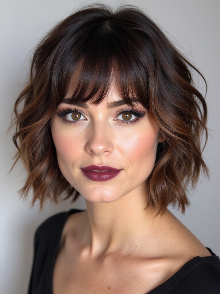 21 Layered Bob With Bangs Hairstyles That Add Instant Movement