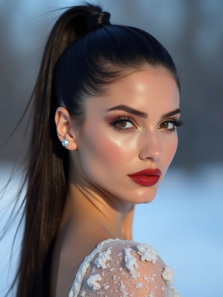 17+ Winter Ponytail Hairstyles That Look Sleek, Not Flat